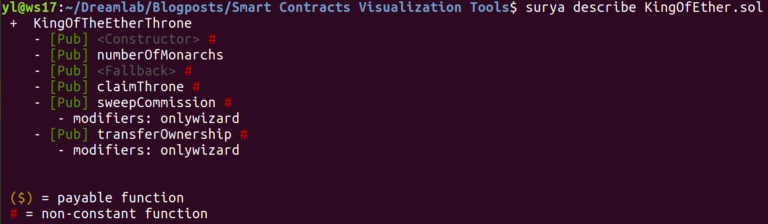 Ethereum Smart Contracts Visualisation Tools: Surya, Solgraph, Slither, Piet, Sol2UML and Sol ...