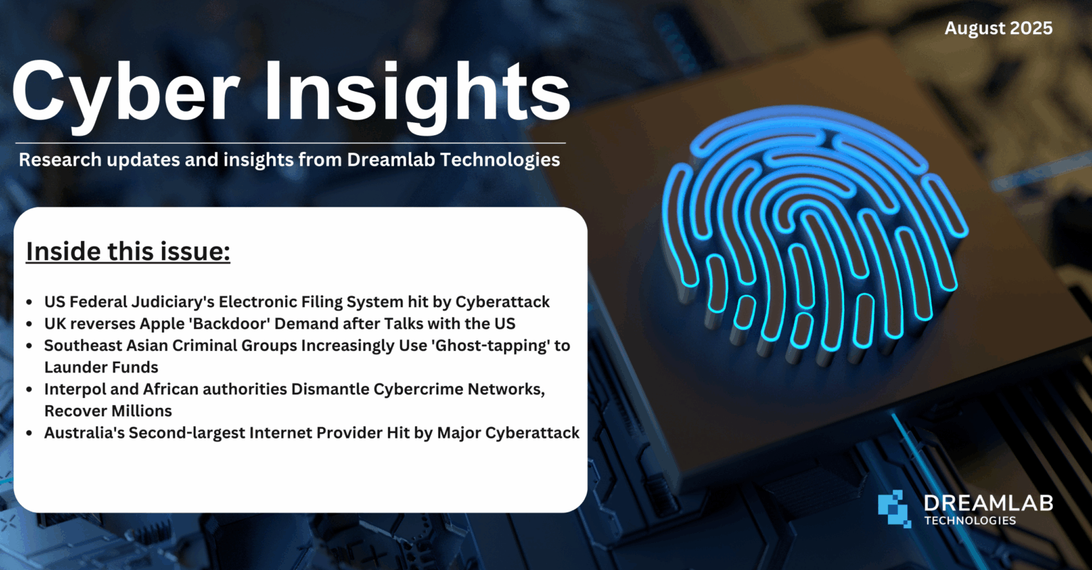 Cyber Insights • August 2025 - Dreamlab Technologies